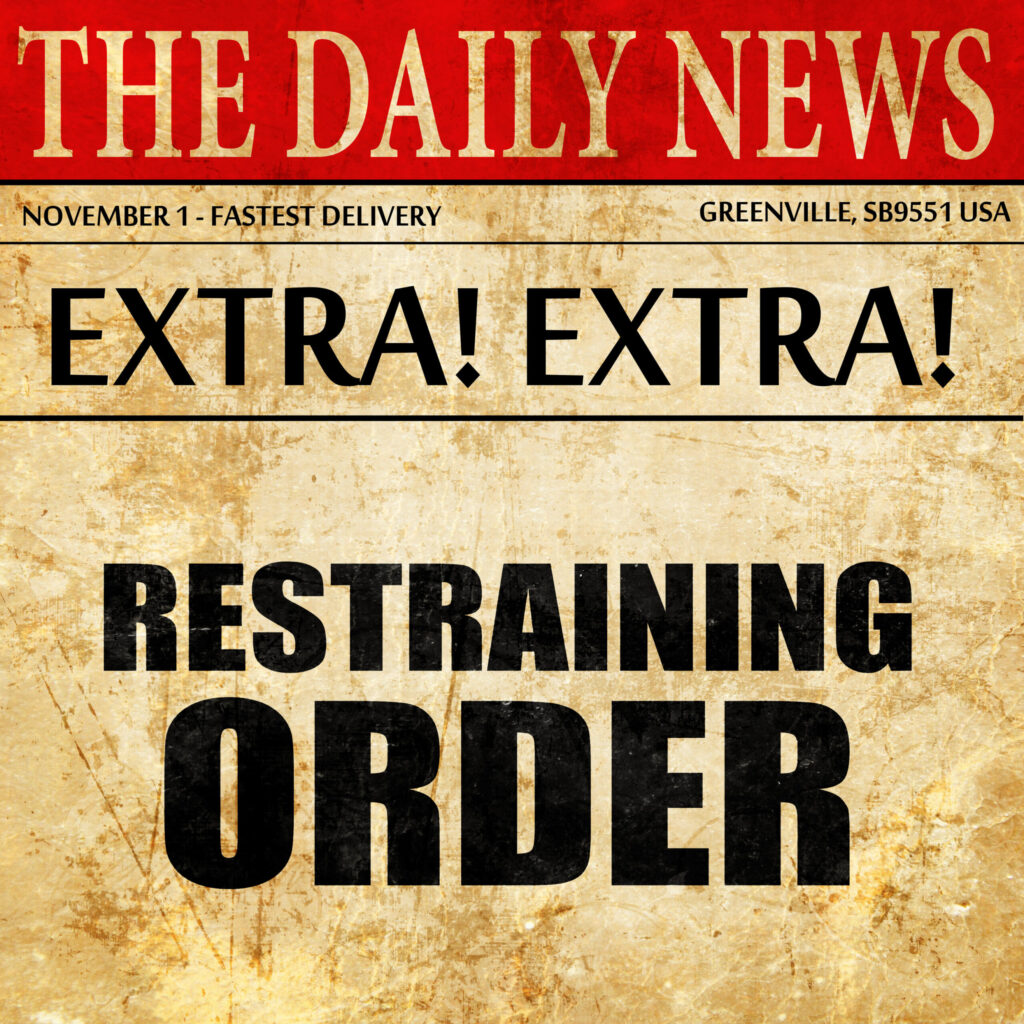 What to Do if Served with Temporary Restraining Order
